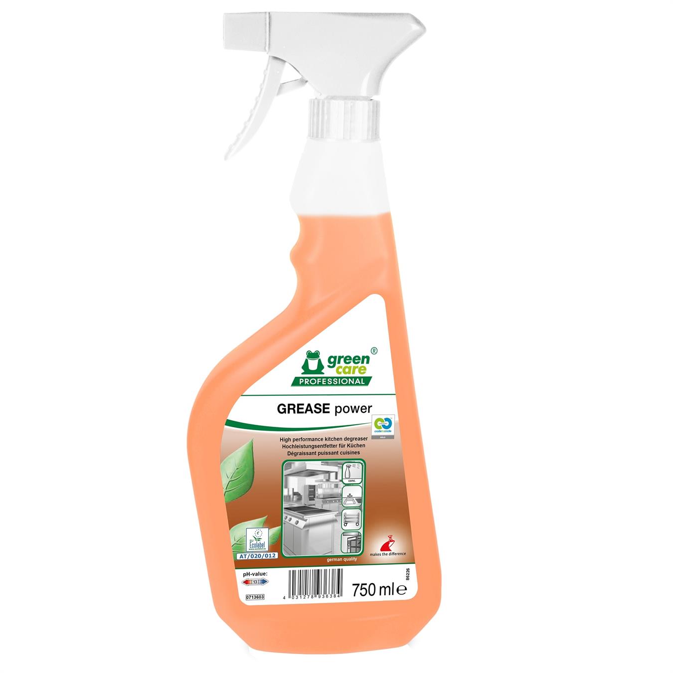 Grease Power ugns/grillrent pH13,2 750ml, Green Care Professional